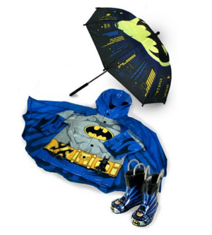 Kid Fashion: Batman Rain Boots, Umbrella and Raincoat - Stylish Life ...