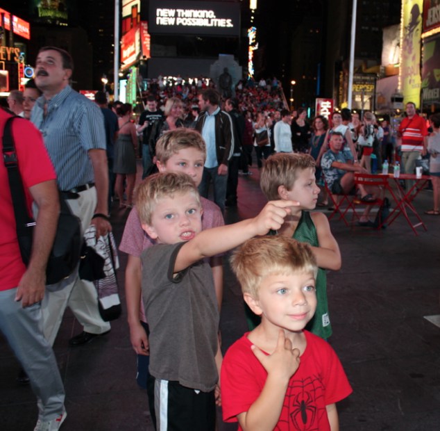 NYC at Midnight with the Kids - Stylish Life for Moms