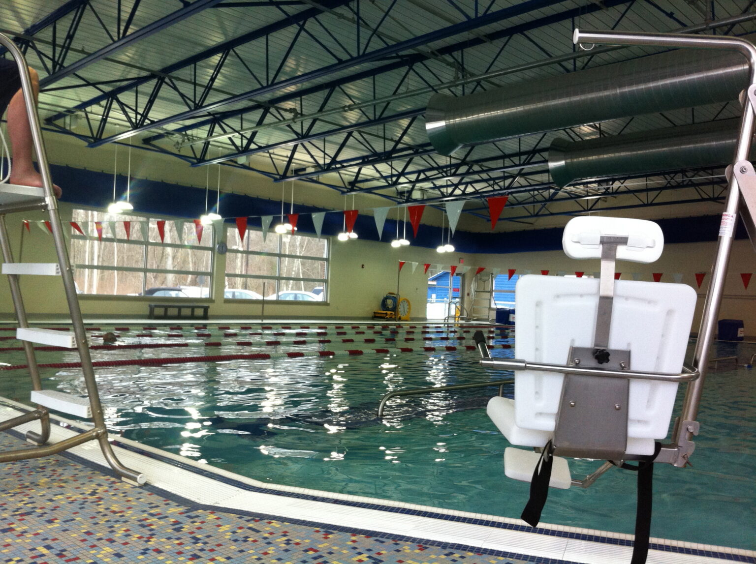 Yeah, I'm the one in the YMCA Women's Locker Room with a bra over my ...