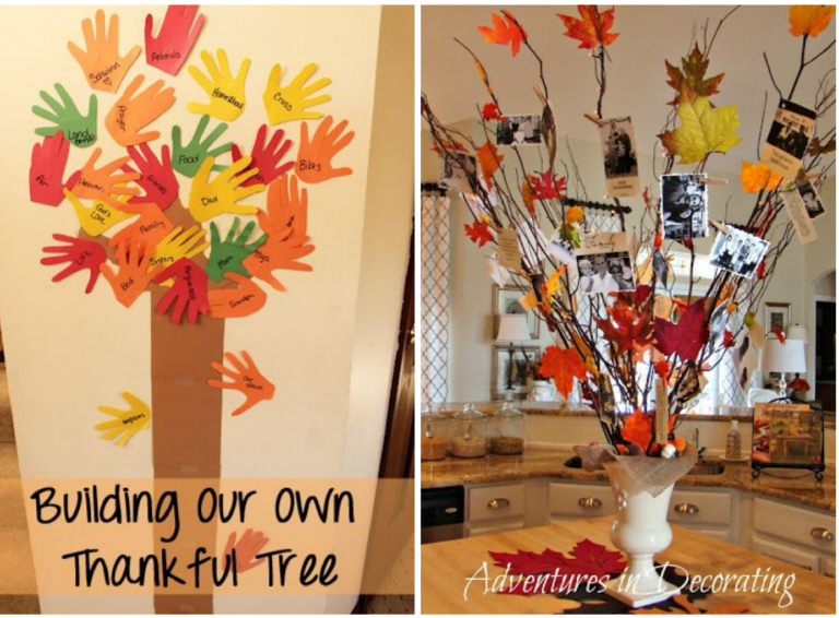Thankful Trees for Thanksgiving - Stylish Life for Moms