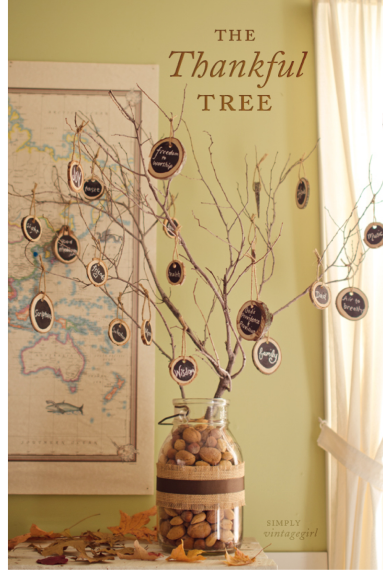 Thankful Trees for Thanksgiving - Stylish Life for Moms