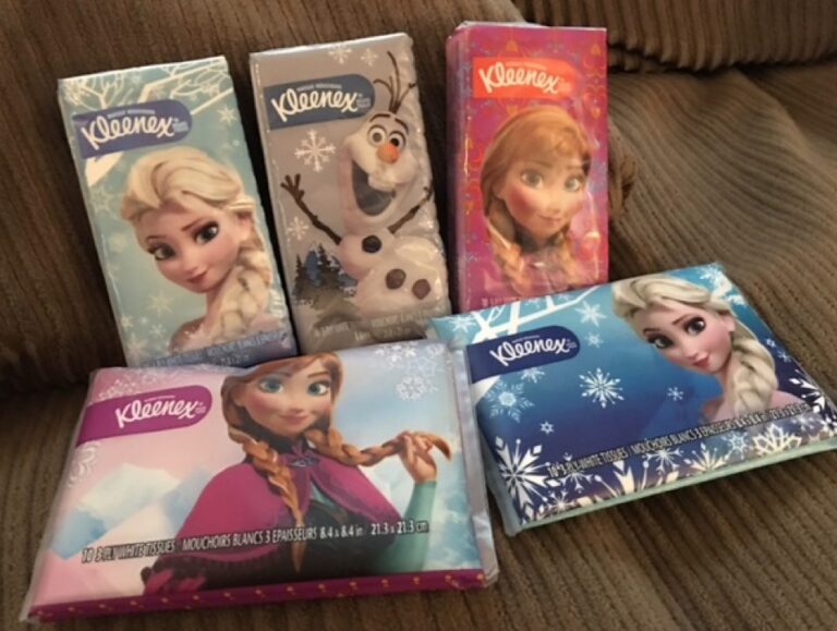 Limited Edition Disney Frozen Kleenex Facial Tissue Designs - Stylish ...