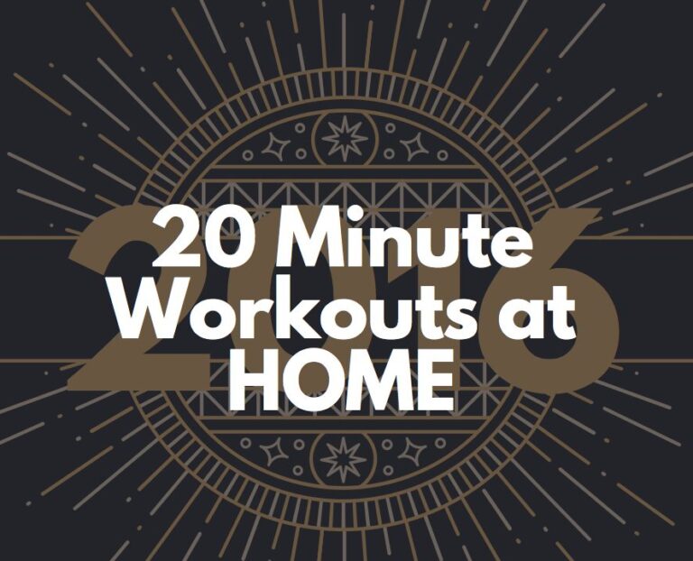 20-Minute Workouts - Stylish Life for Moms