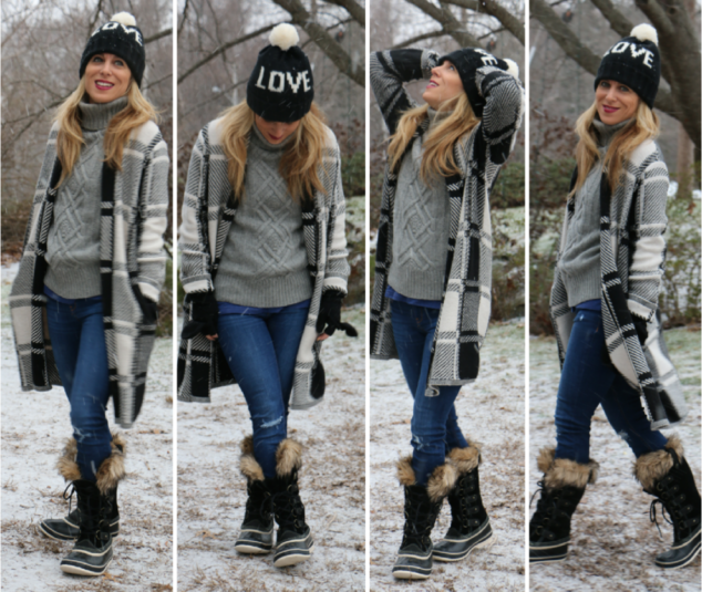 What to Wear When it Snows - Stylish Life for Moms