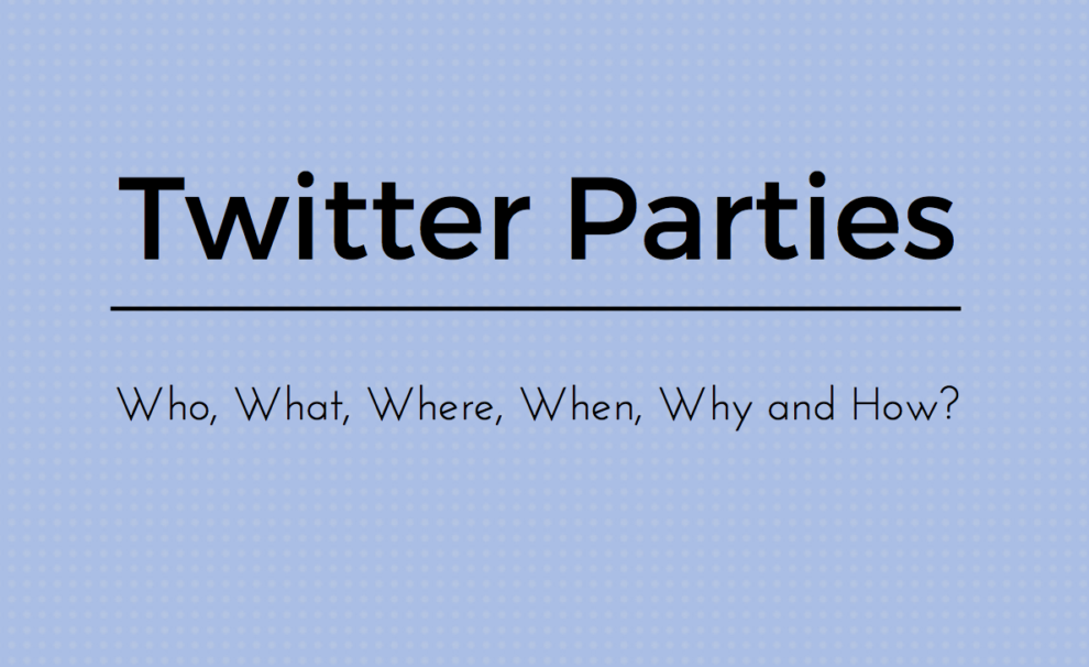 Twitter Parties - Who, What, Where, When, Why and How? - Stylish Life ...