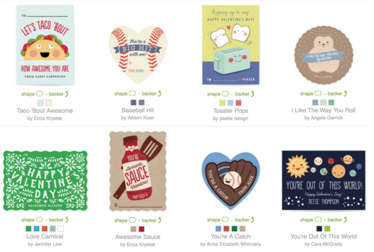 Classroom Valentine’s Day Cards from Minted - Stylish Life for Moms