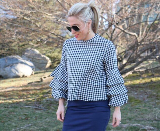 Spring Trends: Gingham + Full Sleeves - Stylish Life for Moms