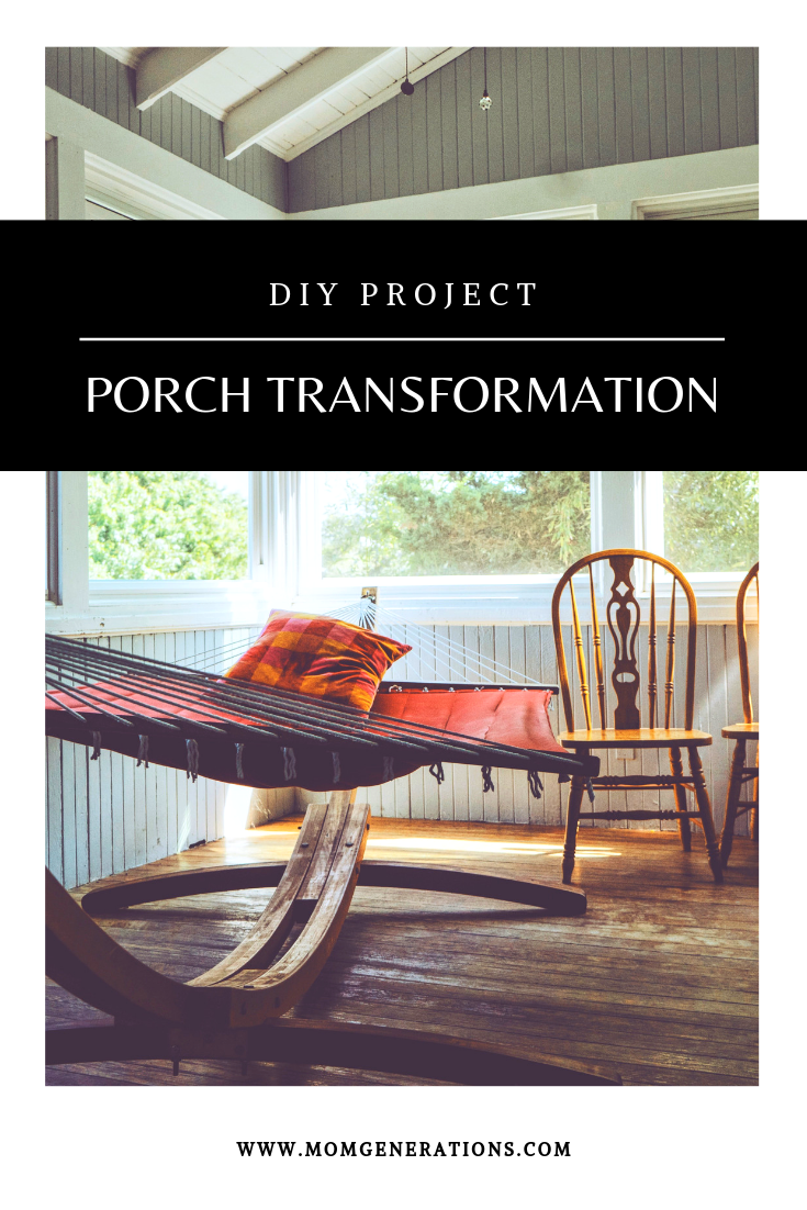 DIY HOME PROJECT: PORCH PROJECT FOR THE WIN - Stylish Life for Moms