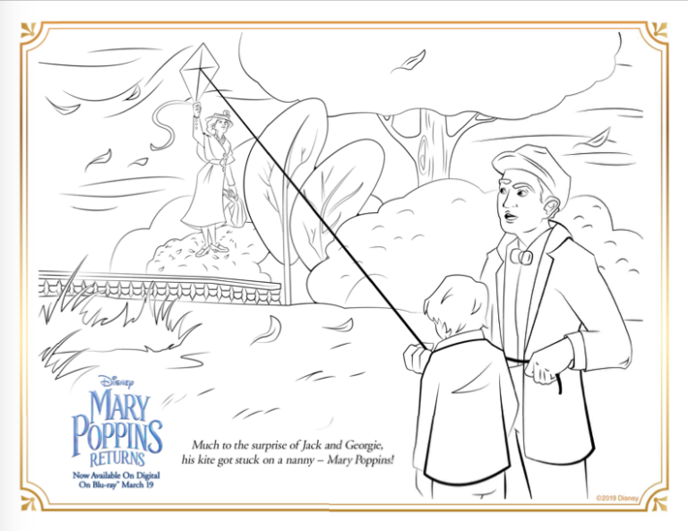 Mary Poppins Movie and Activity Sheets - Stylish Life for Moms