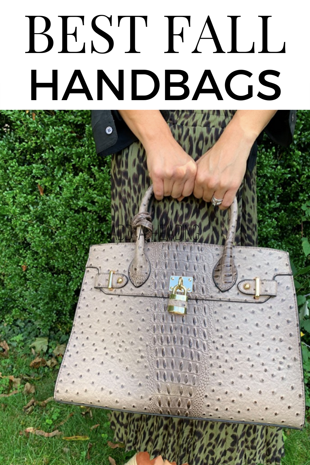 Gorgeous Fall Handbags for the Season UNDER $50 - Stylish Life for Moms