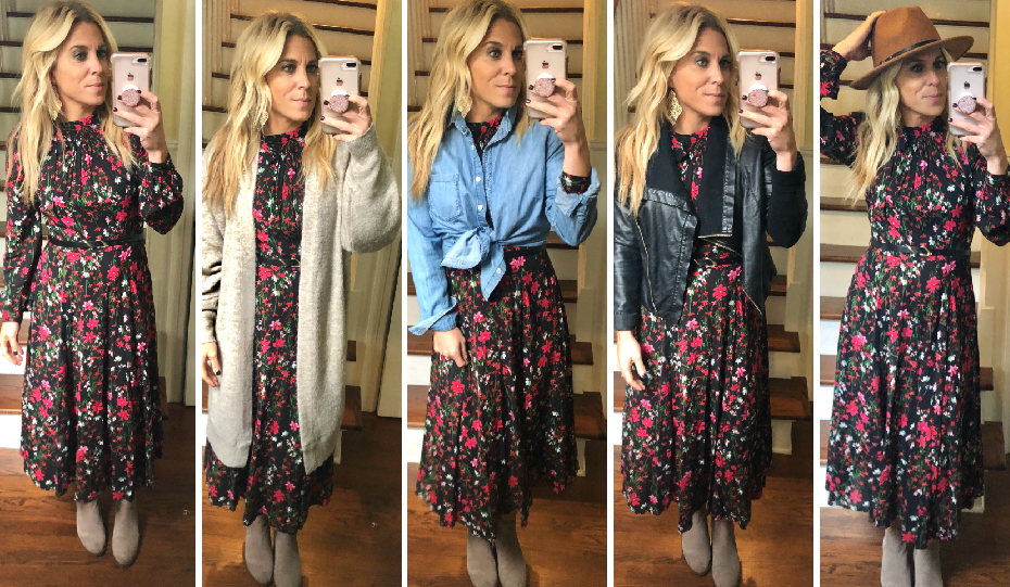 Winter Dresses - 5 Different Ways to Style - Stylish Life for Moms