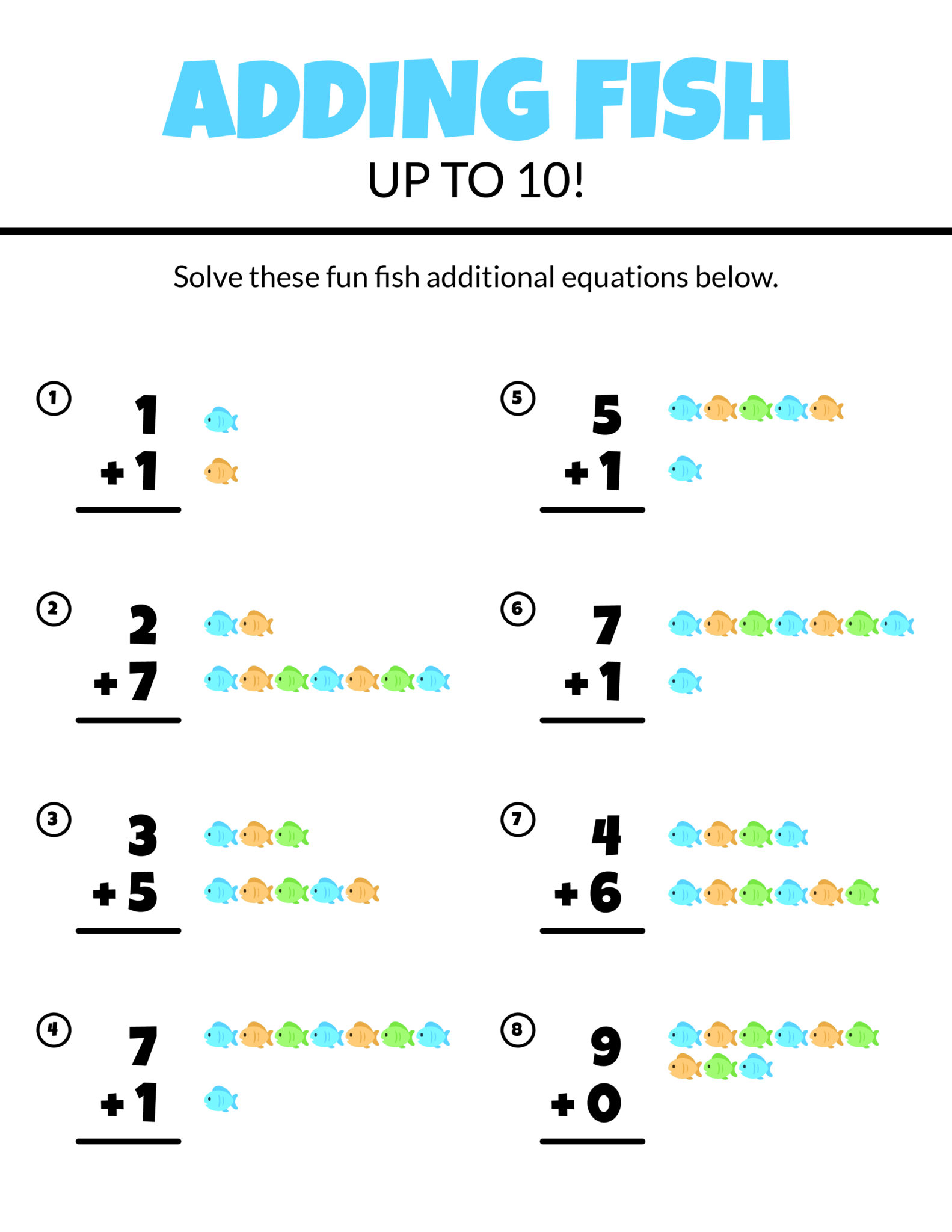 30 FREE Addition Worksheets For Grade 1 Kids