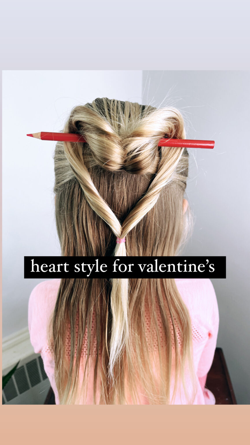 Valentine's Day Hairstyle - Stylish Life for Moms