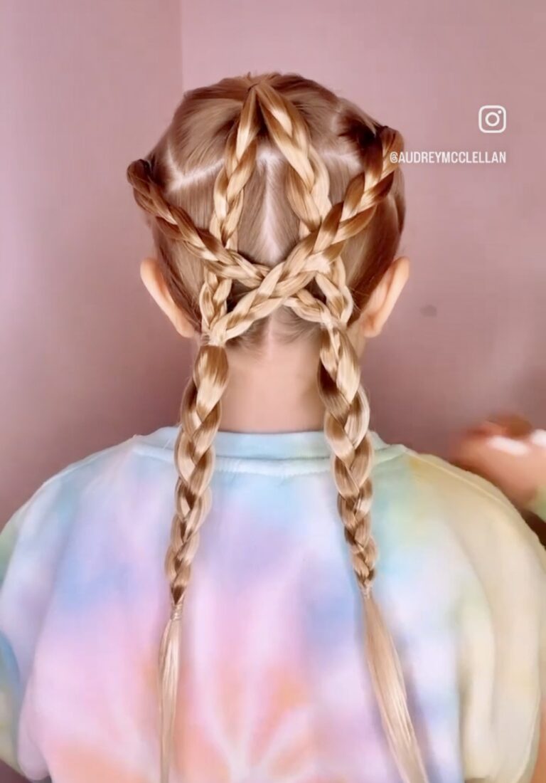 How To Make a Star in your Hair - Stylish Life for Moms