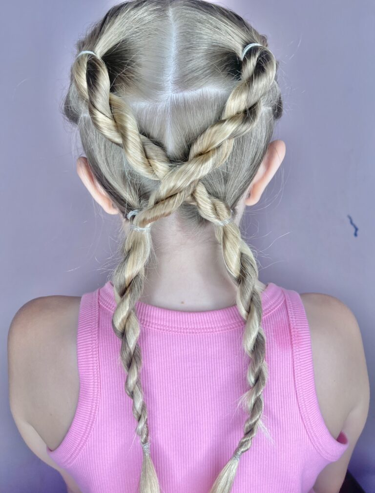 Rope Braid Hair Tutorial - Stylish Life for Moms