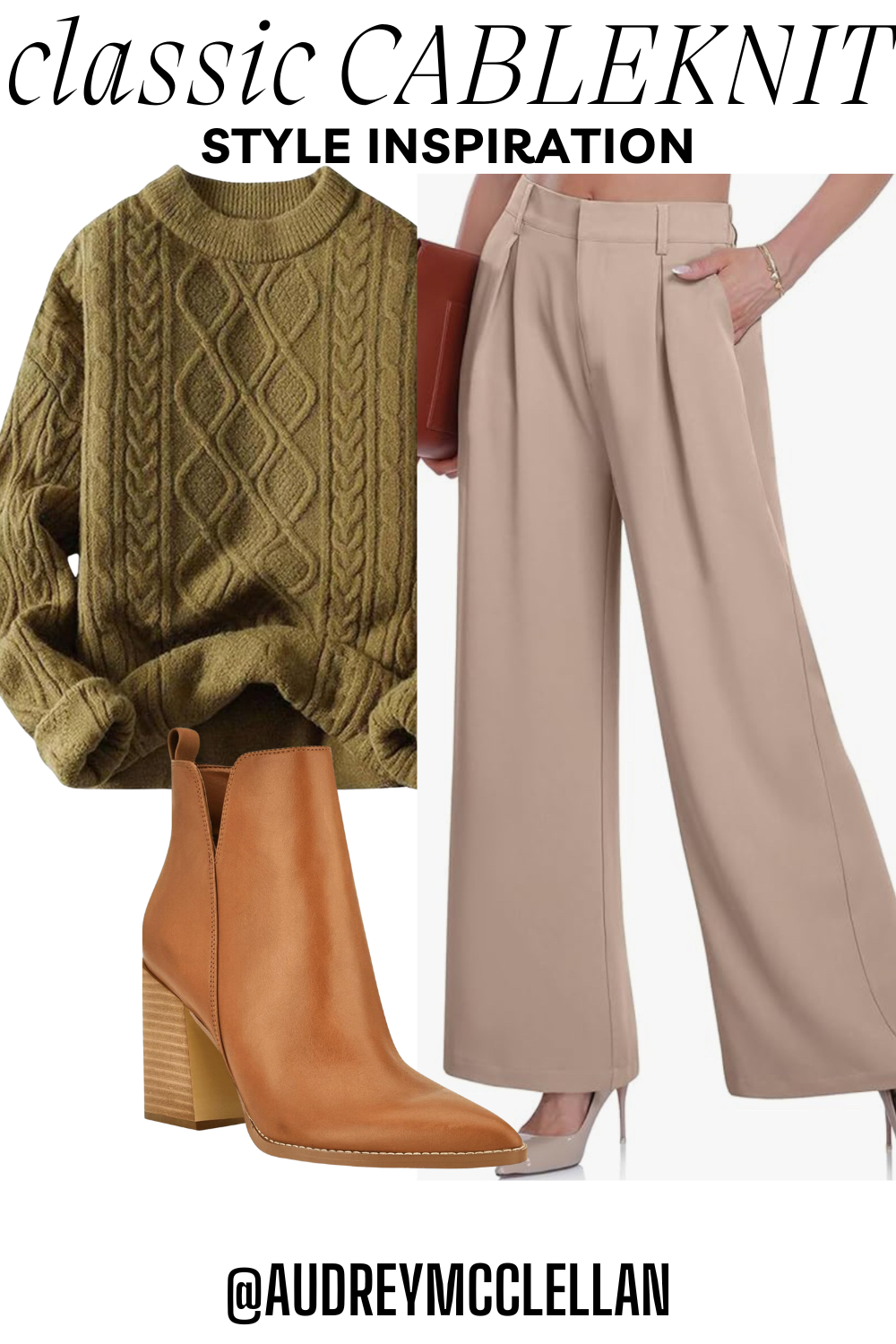 How to Style a Cable-knit Sweater - Stylish Life for Moms