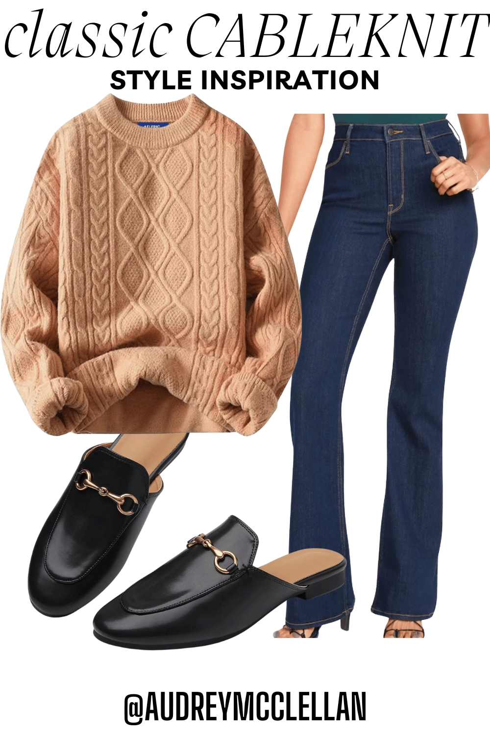 How to Style a Cable-knit Sweater - Stylish Life for Moms