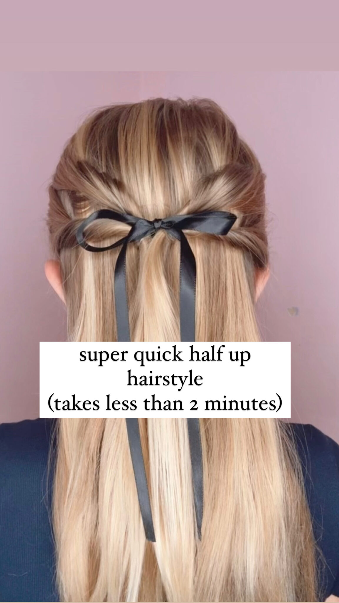 Easy Two Minute Hairstyle - Stylish Life for Moms