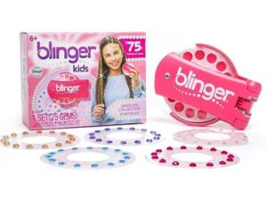 Half Up Half Down Braided Hairdo with Bling - Stylish Life for Moms